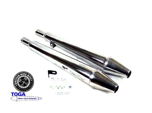 Toga Peashooter Silencers - Triumph Bonneville 2009 on & SE